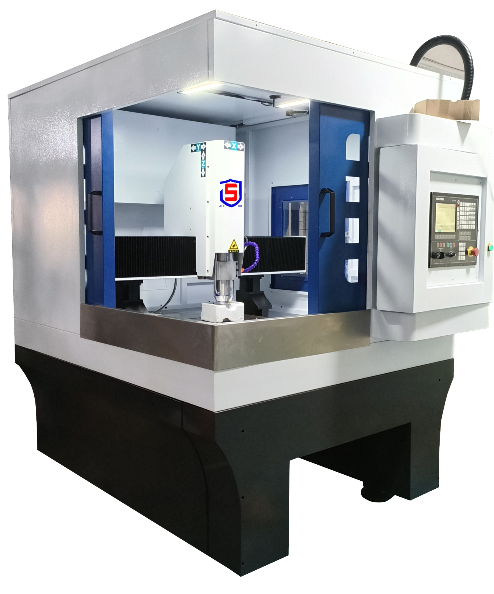 JS-660QZ JINSU fully enclosed cnc milling engraving machine