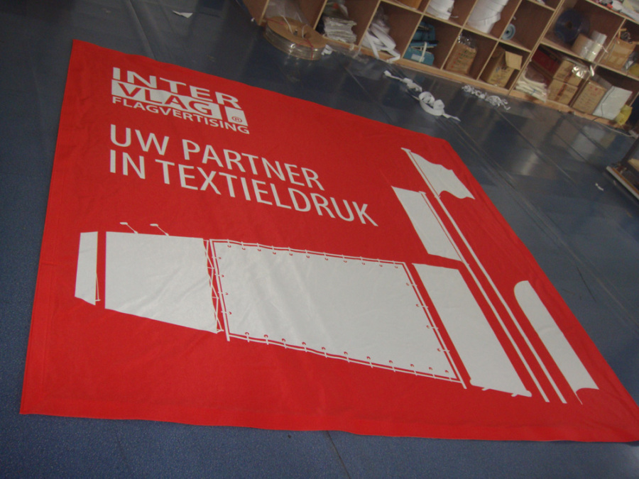 Custom Fabric Flags Polyester Banner with Grommets for Indoor and Outdoor