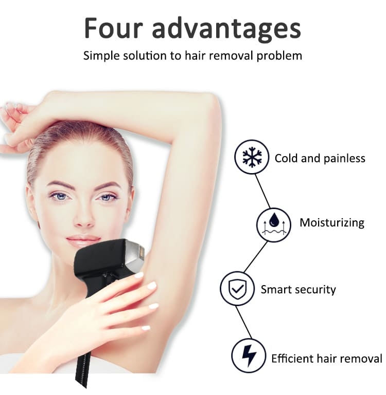 Professional 2 Handles Laser Hair Removal Machine | Honkay