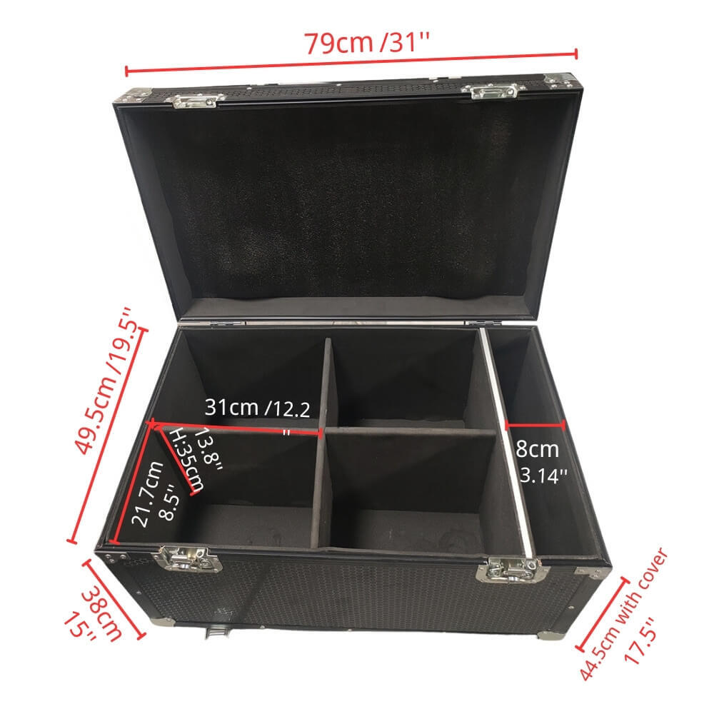 BECEN Flight case For 19x4in1 Zoom led moving head light 4IN1 Fly Case