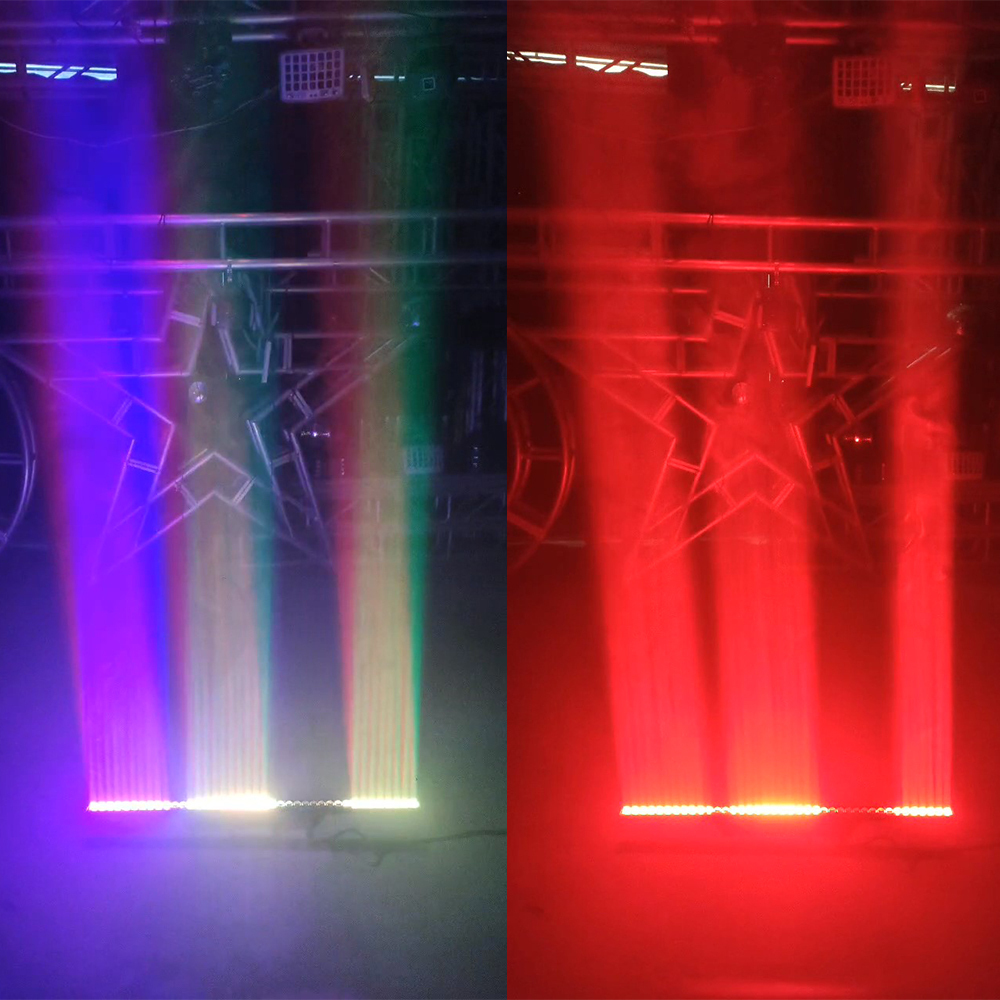 BECEN 40X3in1 RGB Led Wall Washer Light Beam Effect Weeding Show Light
