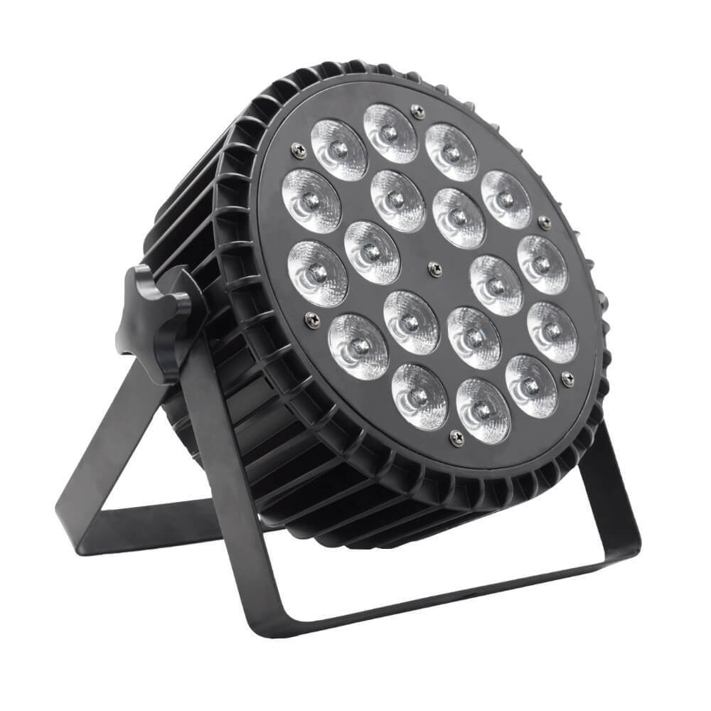 BECEN 18x18W RGBWA UV 6in1 Led Slim Par Light For Disco Show Concerts Party