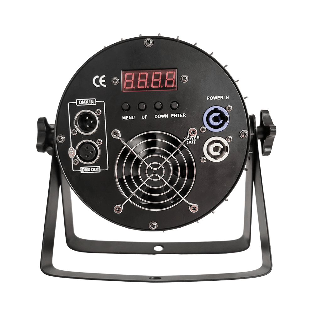 BECEN 18x18W RGBWA UV 6in1 Led Slim Par Light For Disco Show Concerts Party