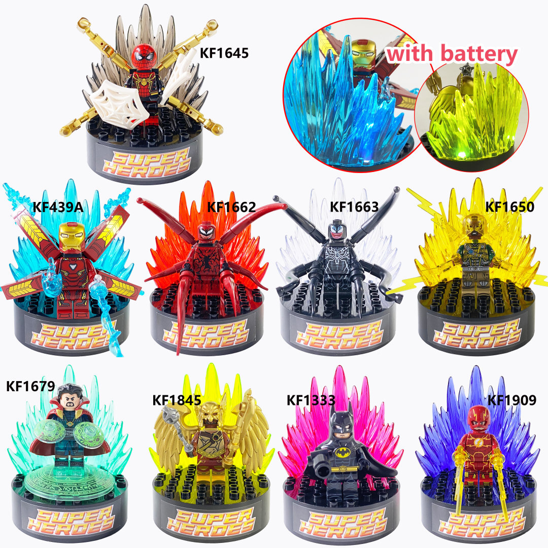 DIY Super Heroes Hot Character Spider Vemon Electro Hawkman Doctor Man ...