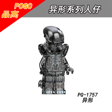 PG8304 Popular New Alien Movie Character Predator Monster Mini Building ...