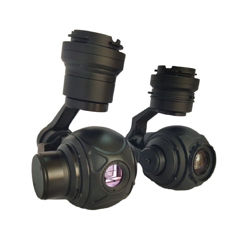 KIP10-G6 10x optical zoom visible light 3-axis Gimbal camera+ 640x512 ...