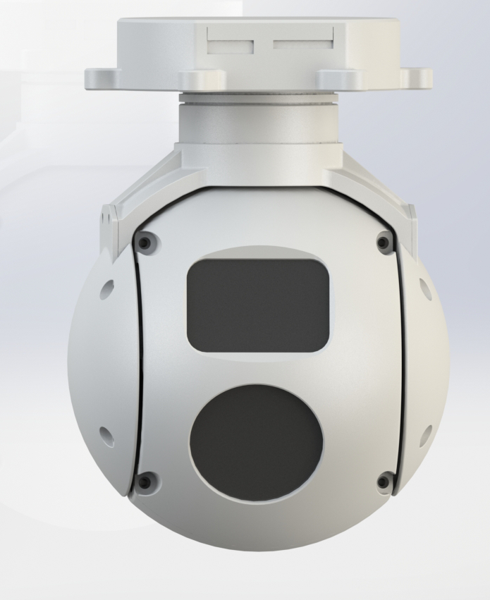 DYS10G613 2-Axis Dual light gimbal 10X Optical zoom + 640 Thermal ...