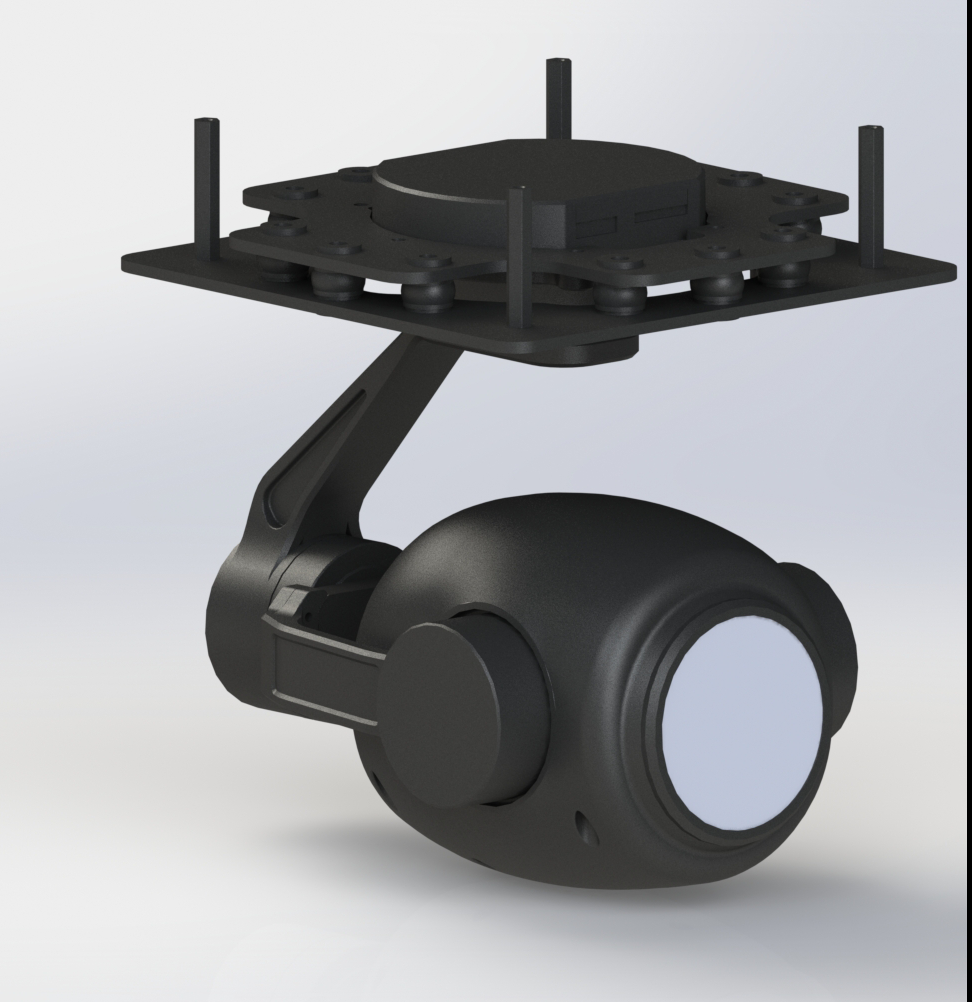 KIP30S90 30x Optical Zoom + 3-Axis Stabilized Gimbal Camera IP Output