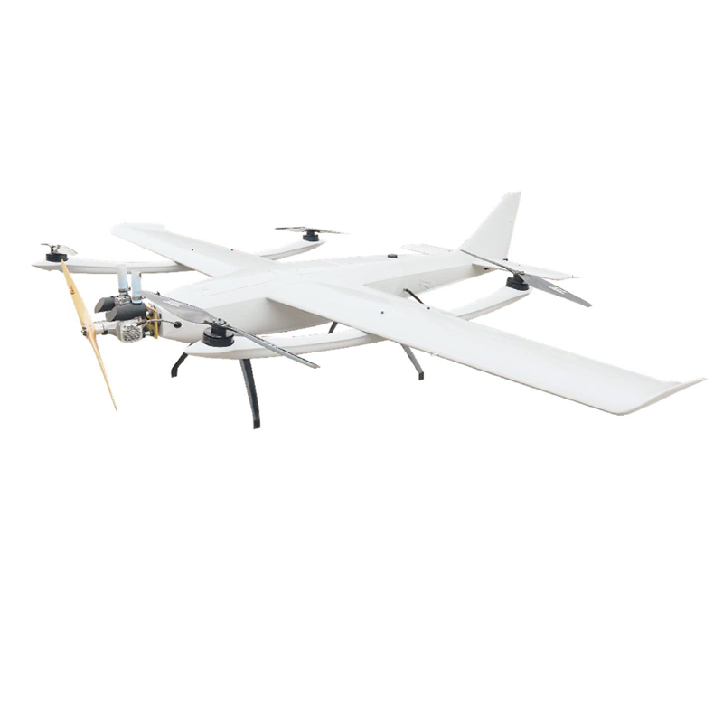 Long Endurance Fuel Power Fixed Wing gasoline VTOL UAV Surveillance ...