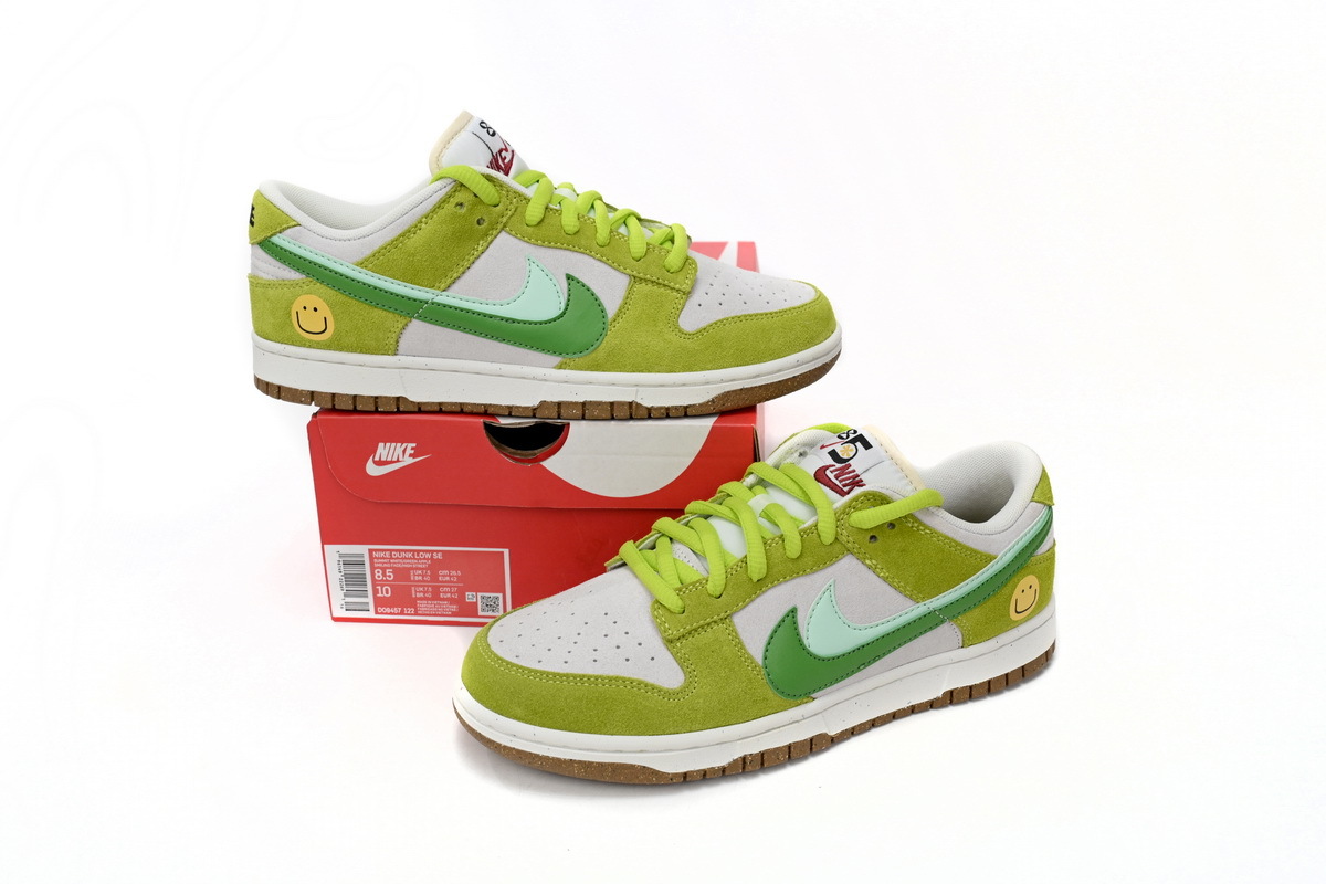 Nike SB Dunk Low 85 Gray Green Apple Double Hook - Kickclub