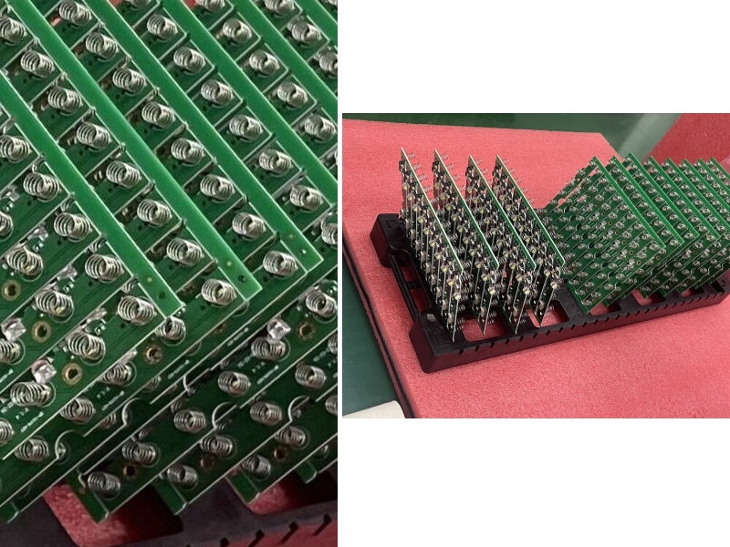 Hand soldering PCB board