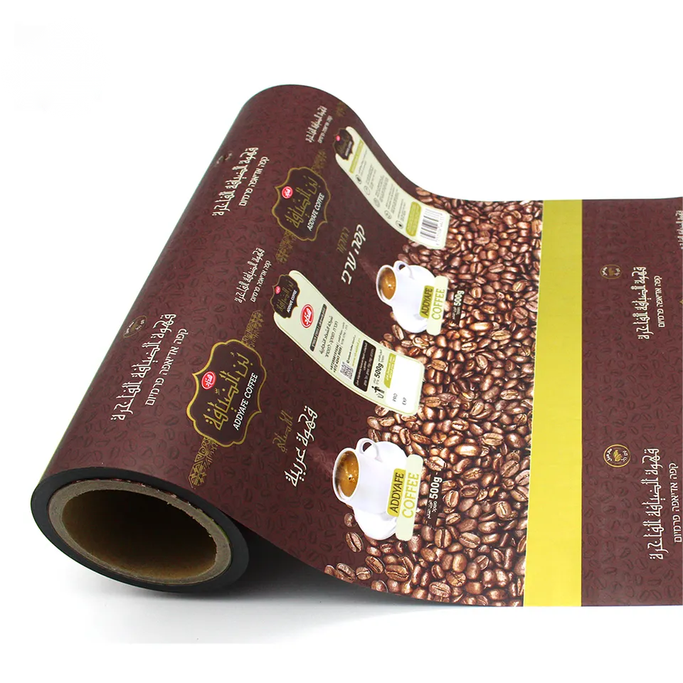 Customized Color Logo Laminated Packaging Film Roll