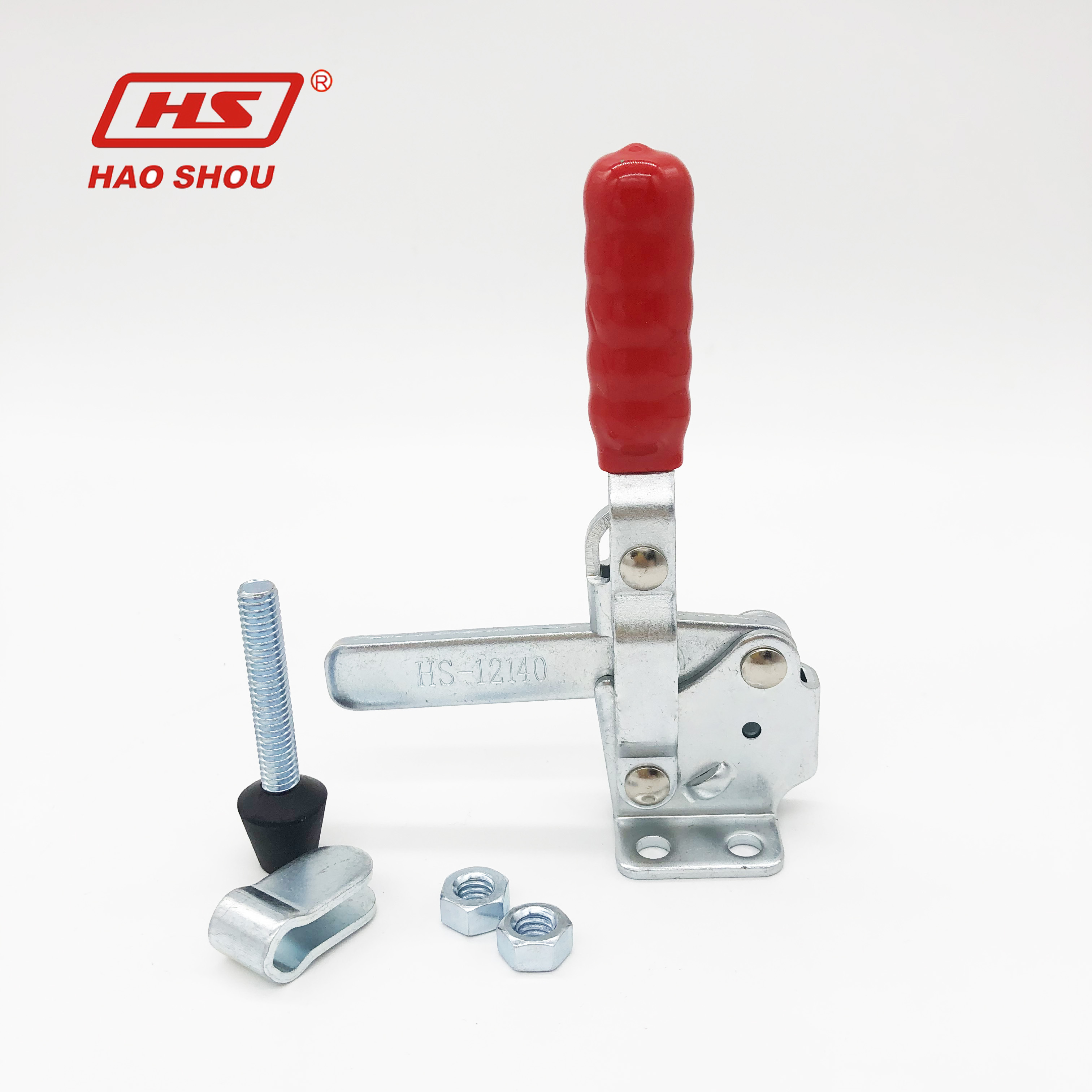 Hot-sale HS-12140 Haoshou Brand Hand Tool Clamp Wholesale Vertical Handle Adjustable Toggle ...