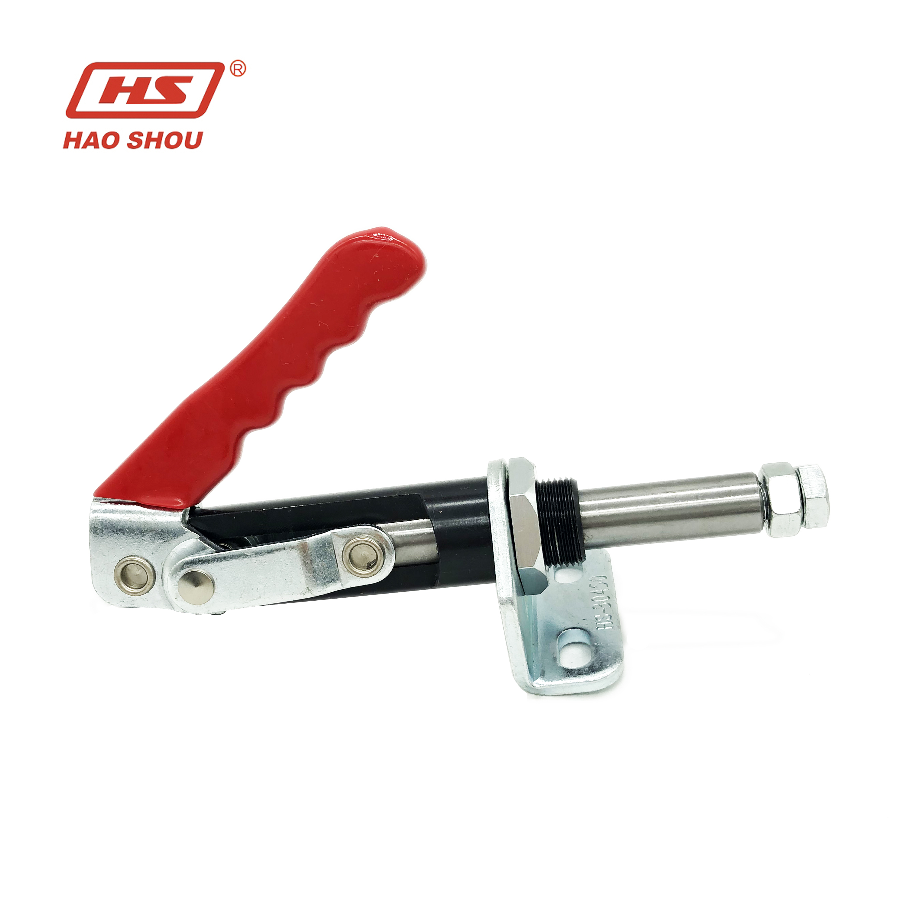 Haoshou Push Pull Toggle Clamps HS-30450 Adjustable Toggle Clamp 450KG/990lb Straight Line Clamp ...