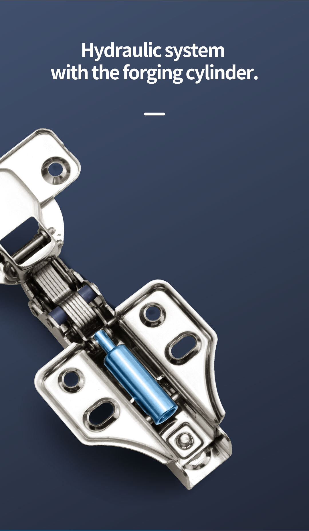 Stainless steel 201 Fix Base Soft Closing Hinge Full Overlay Hydraulic ...