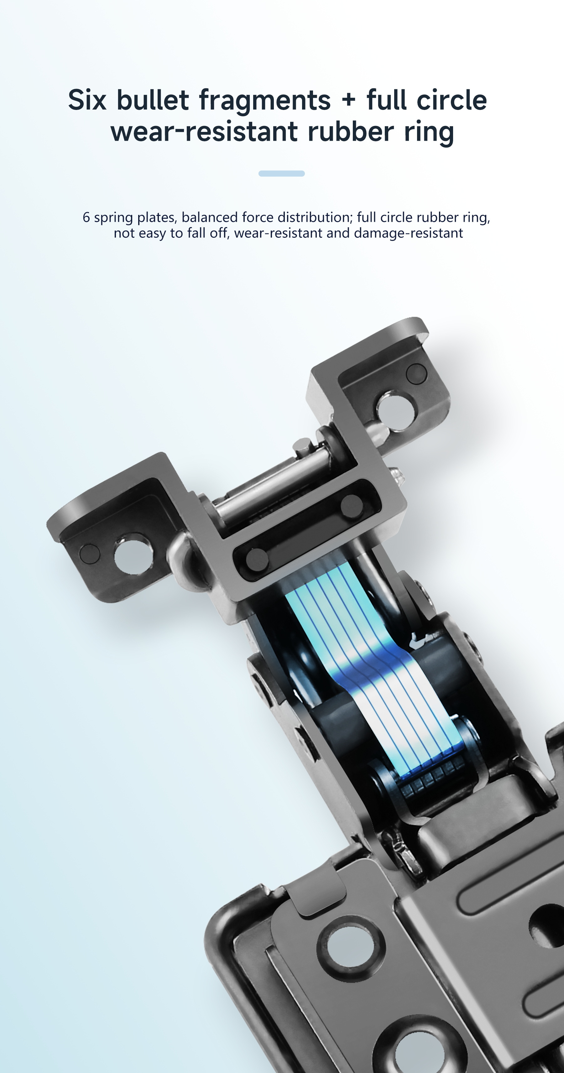 3D aluminum frame soft closing hinge cabinet door adjustable hinge