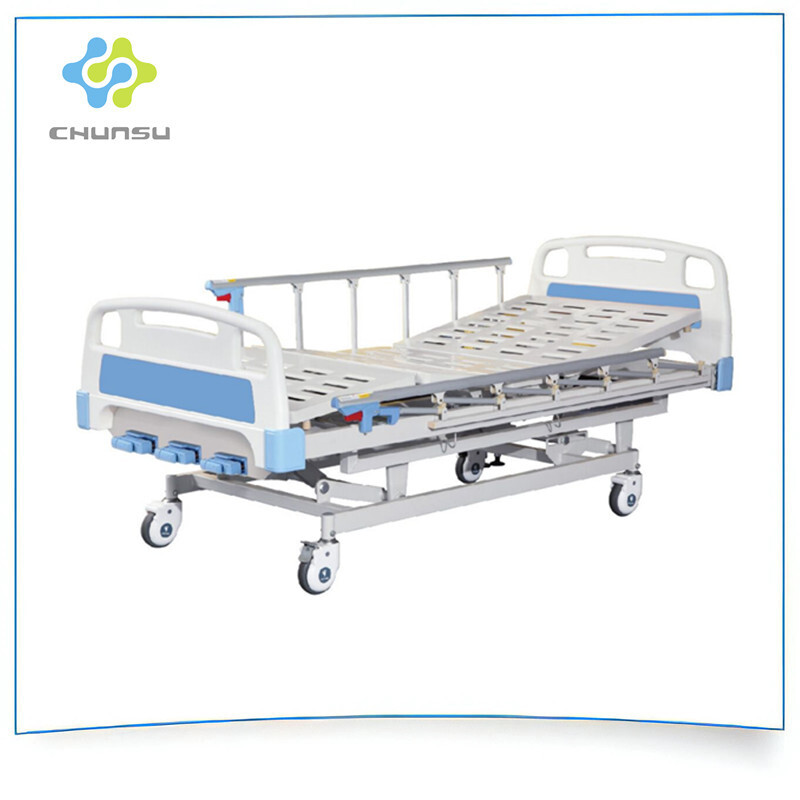 Three Crank Manual Hospital Bed
