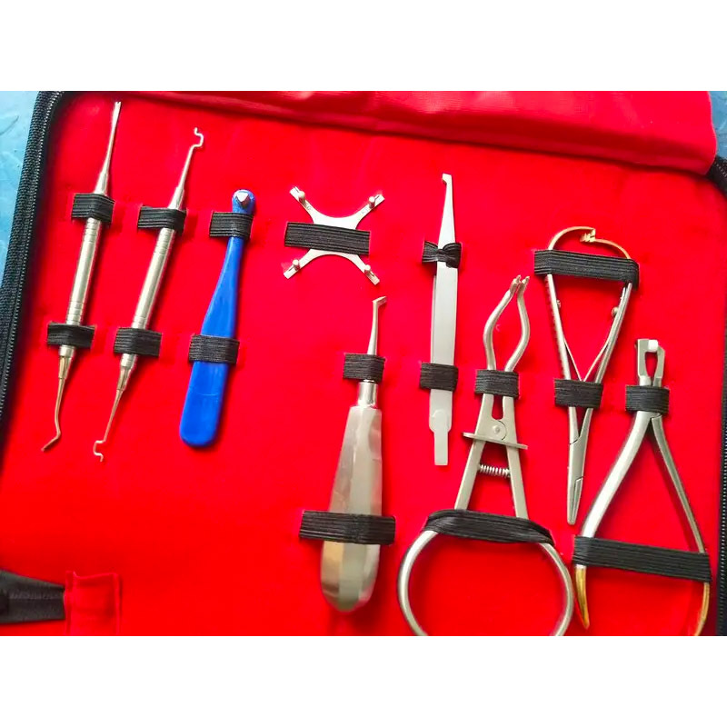 18 Pcs High Quality Basic Orthodontics Dental Instruments Tools Set ...