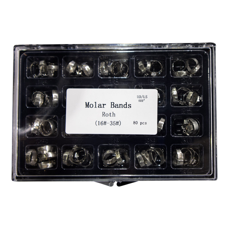 Dental Orthodontic Molar Band 80pcs/box Dental Molar Band Roth/MBT dental consumables