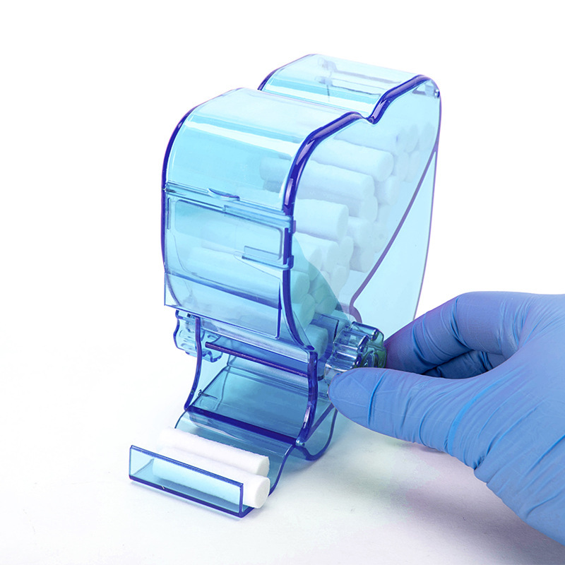 Colorful Dental Cotton Roll Box Rotary Placement Box Portable Cotton ...