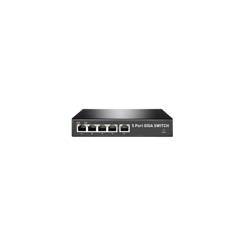 Elink 4 Port PoE switch desktop gigabit, web managed PoE switch 60W PoE