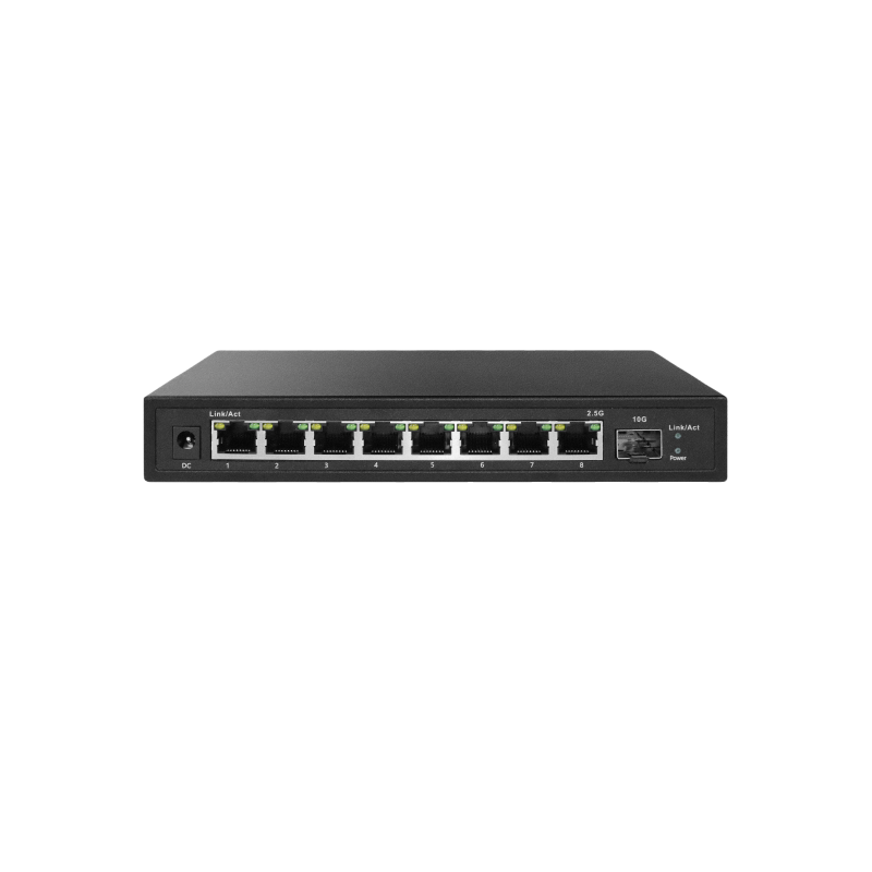 8 Port 2.5G Ethernt PoE + 1 Port 10G SFP Web Managed PoE switch