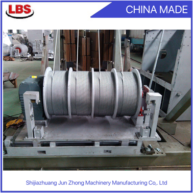 Galvanized Steel Wire Rope Winch Drum Quadruplex Or Multiple Hoist Drum