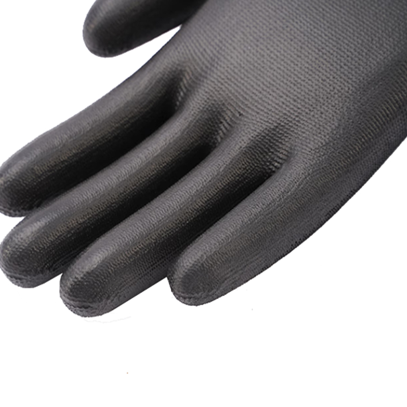 Black Anti Static ESD Ultra-Thin Polyurethane PU Coated Safety Work ...