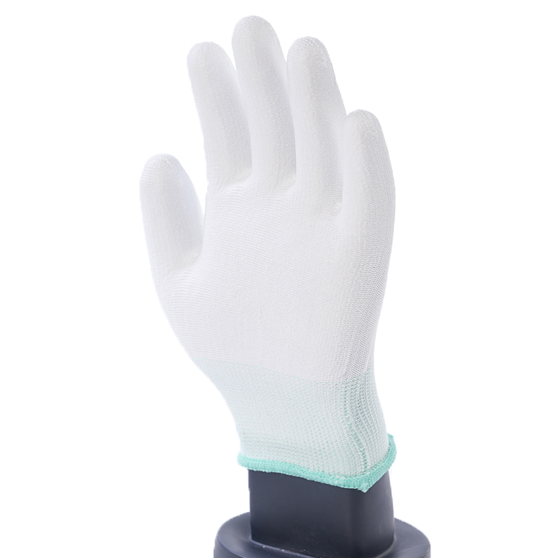 ESD Conductive Nylon Liner PU Coated Work Safety Anti Static Working Gloves-DPU109