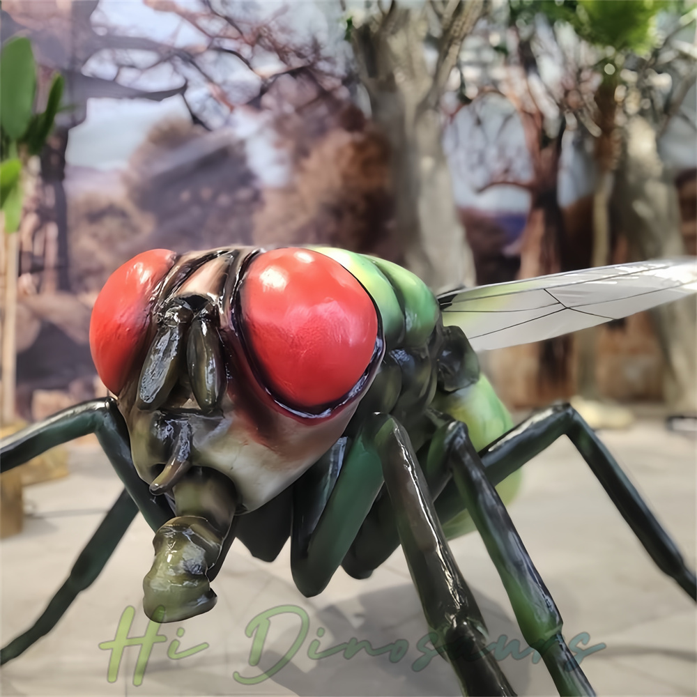 Large-scale Insect Exhibits Animatronic Fly | Hi Dinosaurs