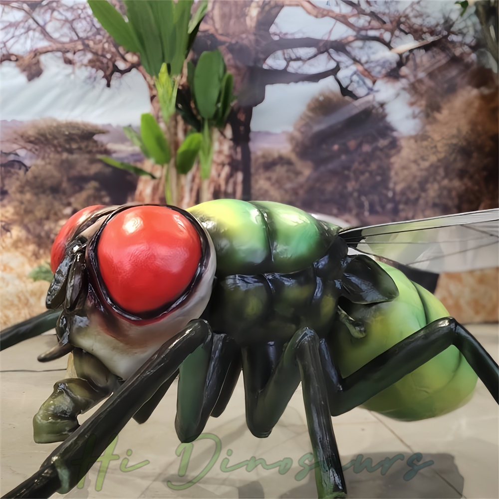 Large-scale Insect Exhibits Animatronic Fly | Hi Dinosaurs