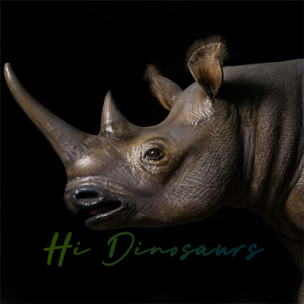 Museum Exhibition Animatronic Animals Rhinoceros | Hi Dinosaurs