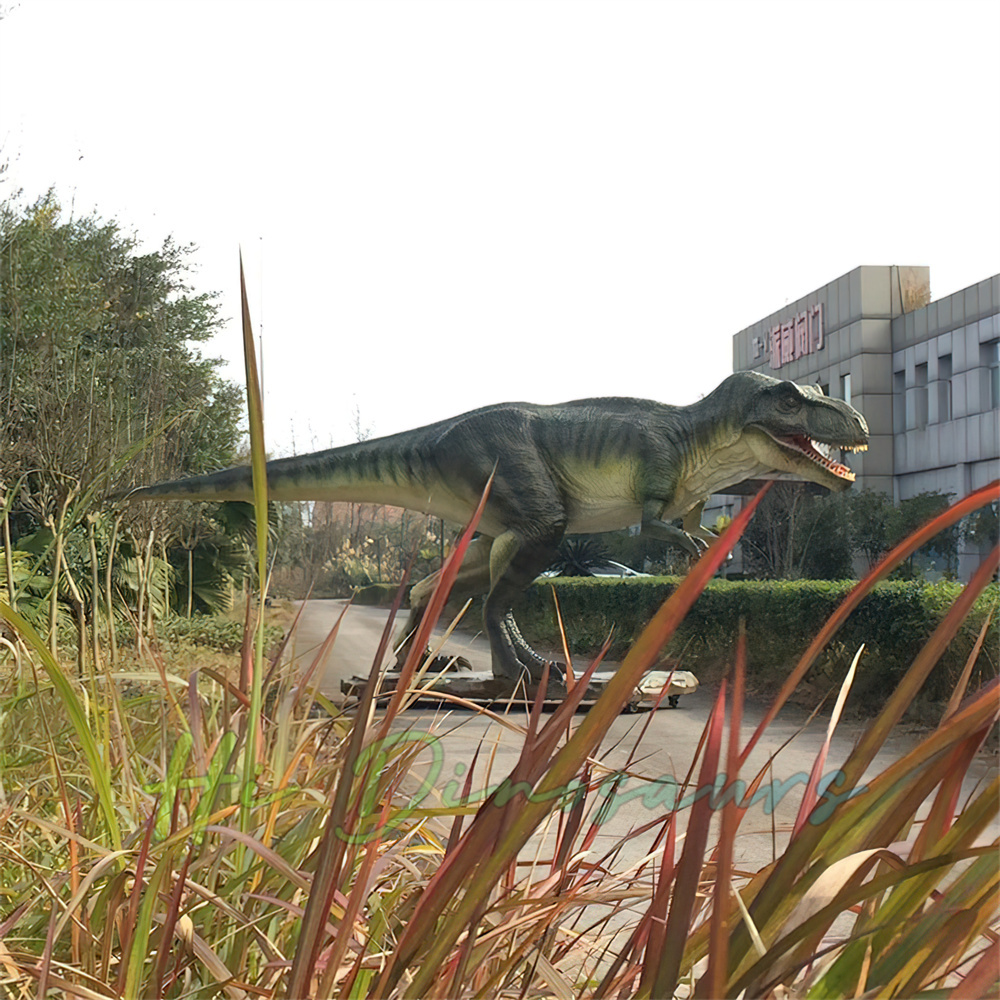 Dinosaur Exhibition Realistic Animatronic T-Rex Green | Hi Dinosaurs