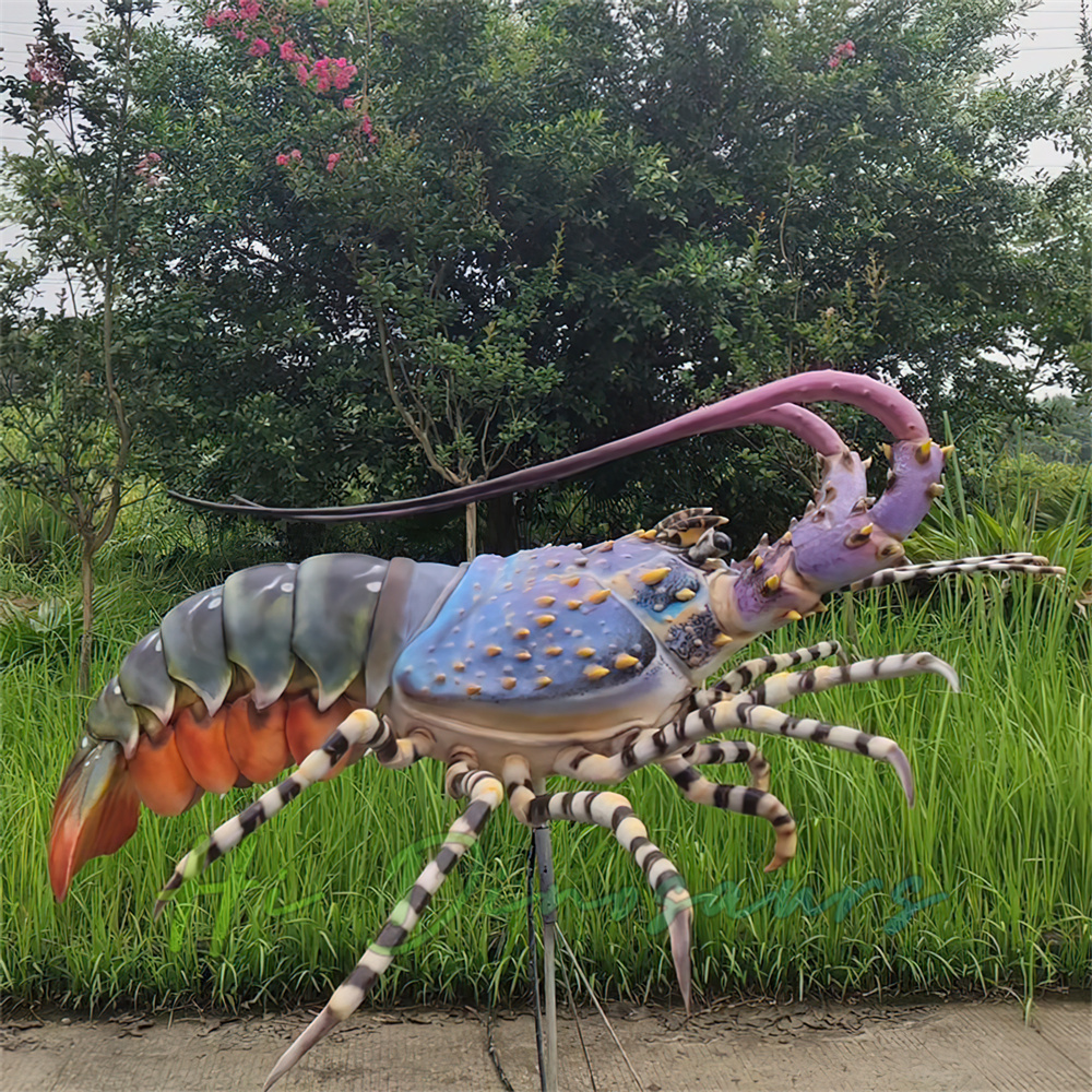 Large Size Realistic Animatronic Lobster Statue | Hi Dinosaurs