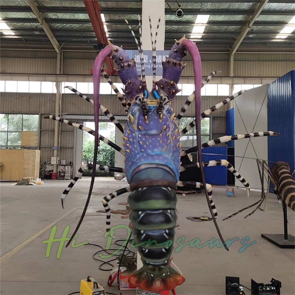 Large Size Realistic Animatronic Lobster Statue | Hi Dinosaurs