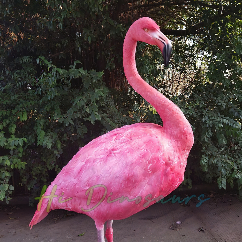 Simulation Animals Flamingo Model For Theme Park | Hi Dinosaurs