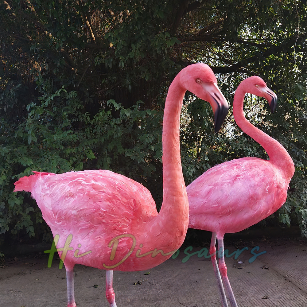 Simulation Animals Flamingo Model For Theme Park | Hi Dinosaurs