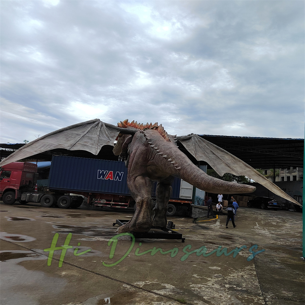 Giant Dragon Statue Animatronic Dragon For Exhibition | Hi Dinosaurs