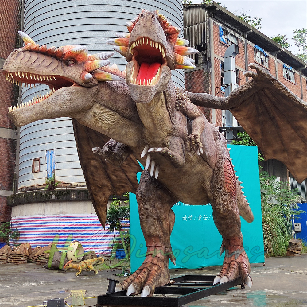Giant Dragon Statue Animatronic Dragon For Exhibition | Hi Dinosaurs
