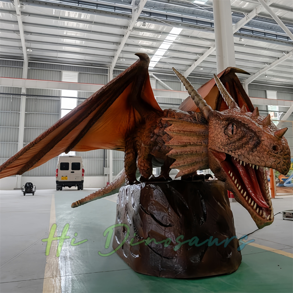 Amusement Park Animatronic Western Dragon For Sale | Hi Dinosaurs
