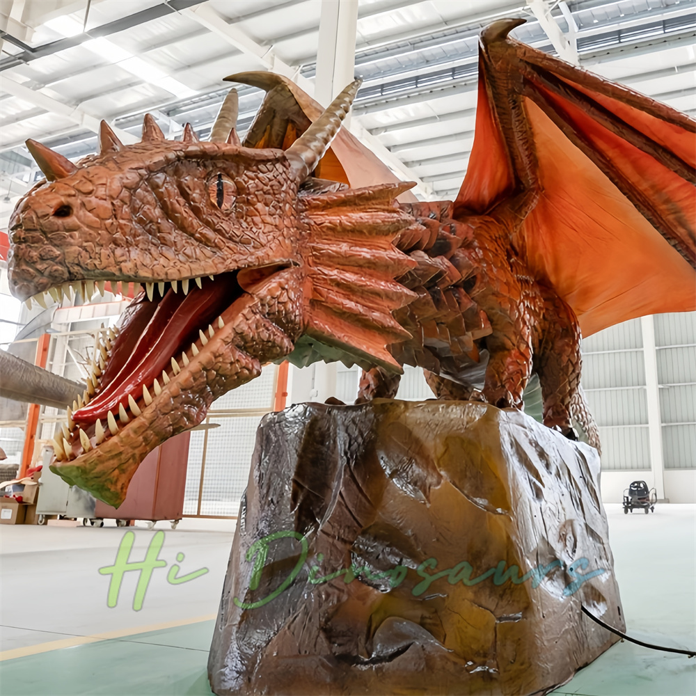 Amusement Park Animatronic Western Dragon For Sale | Hi Dinosaurs