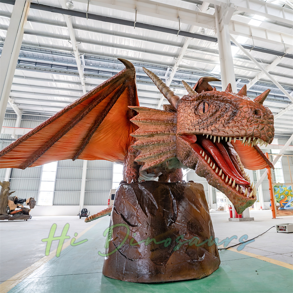 Amusement Park Animatronic Western Dragon For Sale | Hi Dinosaurs