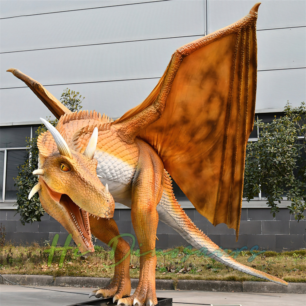 Animatronic Western Dragon Model For Theme Park | Hi Dinosaurs