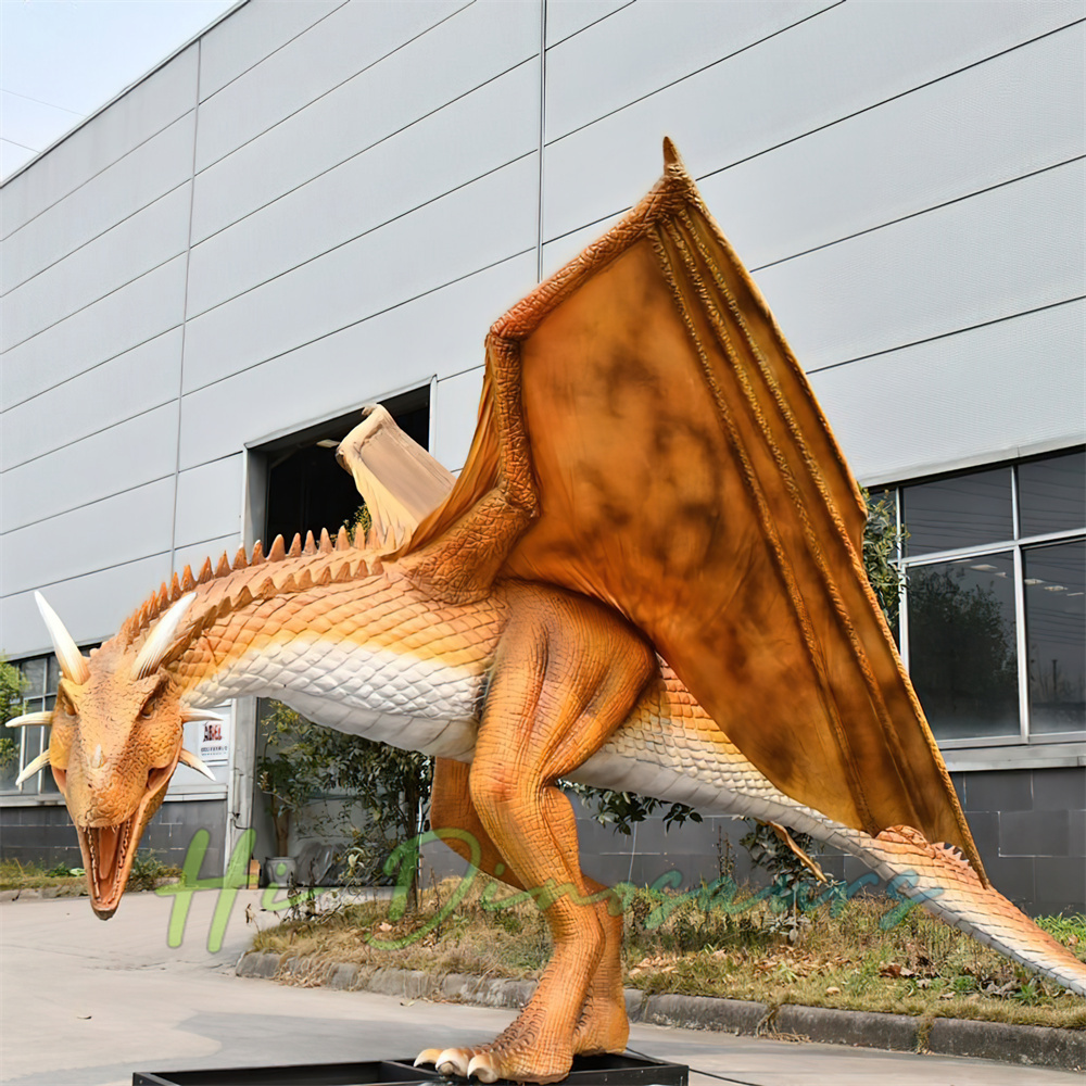 Animatronic Western Dragon Model For Theme Park | Hi Dinosaurs