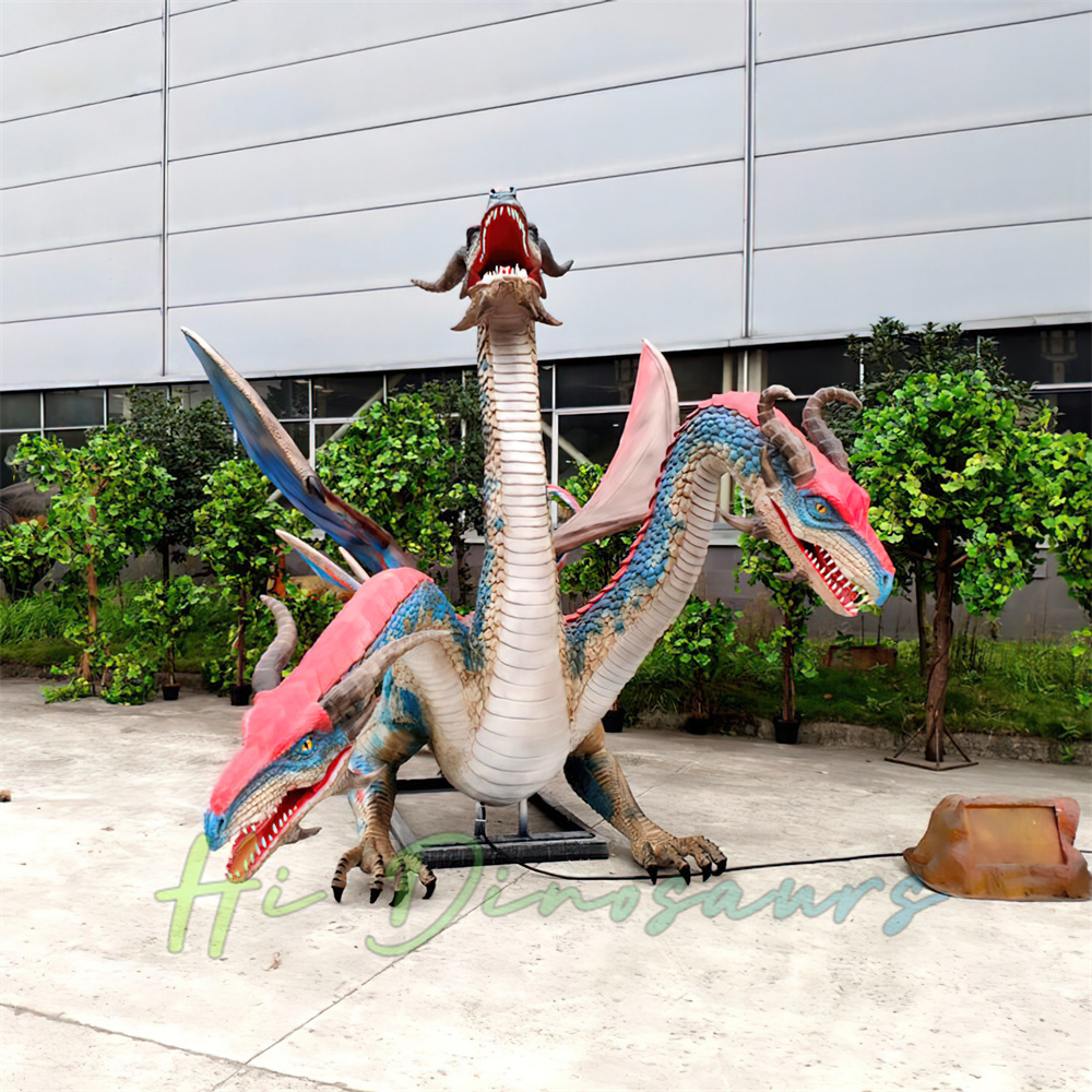 Triple-headed Realistic Robotic Dragon for Sale | Hi Dinosaurs