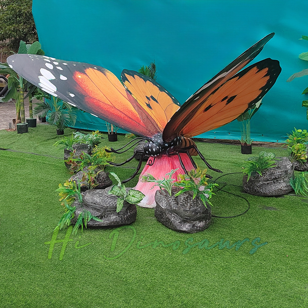 Shopping Mall Decorative Animatronic Insects Butterfly Model | Hi Dinosaurs