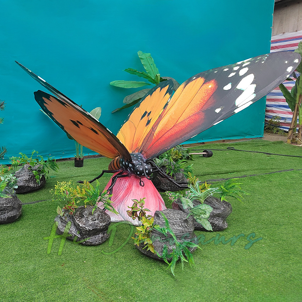 Shopping Mall Decorative Animatronic Insects Butterfly Model | Hi Dinosaurs
