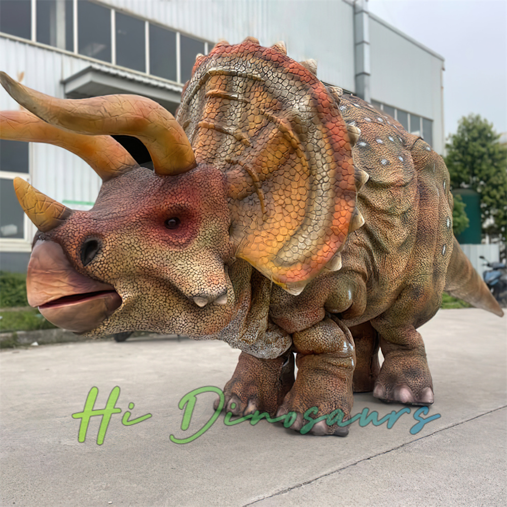Realistic Triceratops Dinosaurs Costume For Stage Show | Hi Dinosaurs