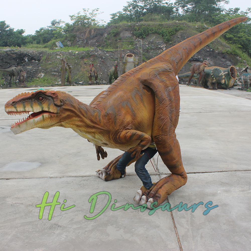 Lifelike Dino Raptor Costume For Show | Hi Dinosaurs