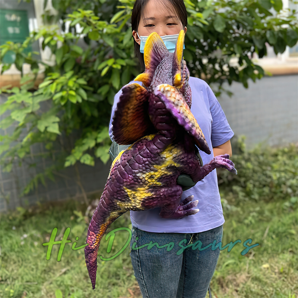 Realistic Little Purple Dilophosaurus Jurassic World | Hi Dinosaurs
